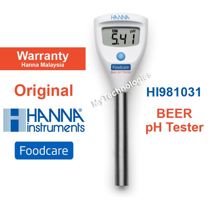 Hanna Foodcare Beer pH Tester HI981031 Hanna Instruments pH meter HI ...