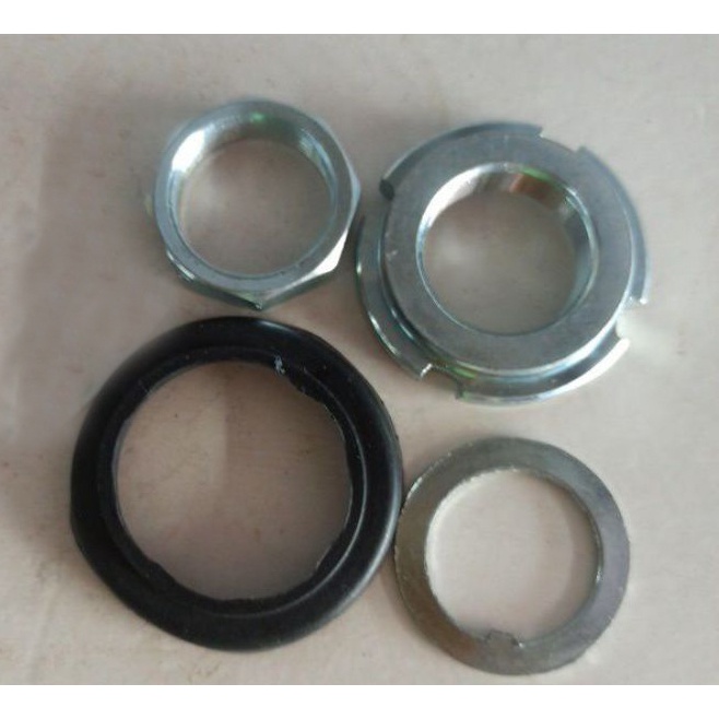 HONDA EX5 STEERING STEM NUT SET 0 STEM FORK NUT BUSH WASHER COLLAR ...