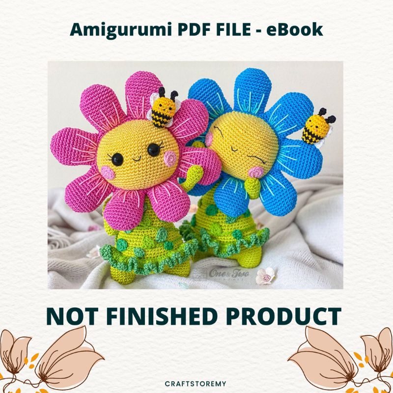 (Amigurumi tutorial PDF file) Bloom the Flower Spirits of Nature Series ...
