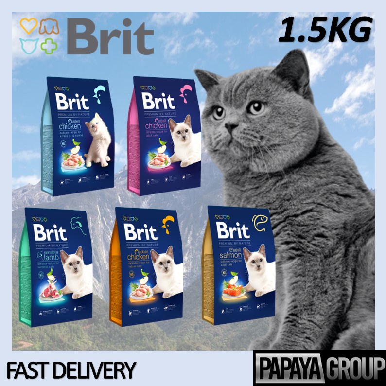 Brit Premium Cat Food 1.5kg - / Migliorgatto Cat Food 2KG (Adult ...