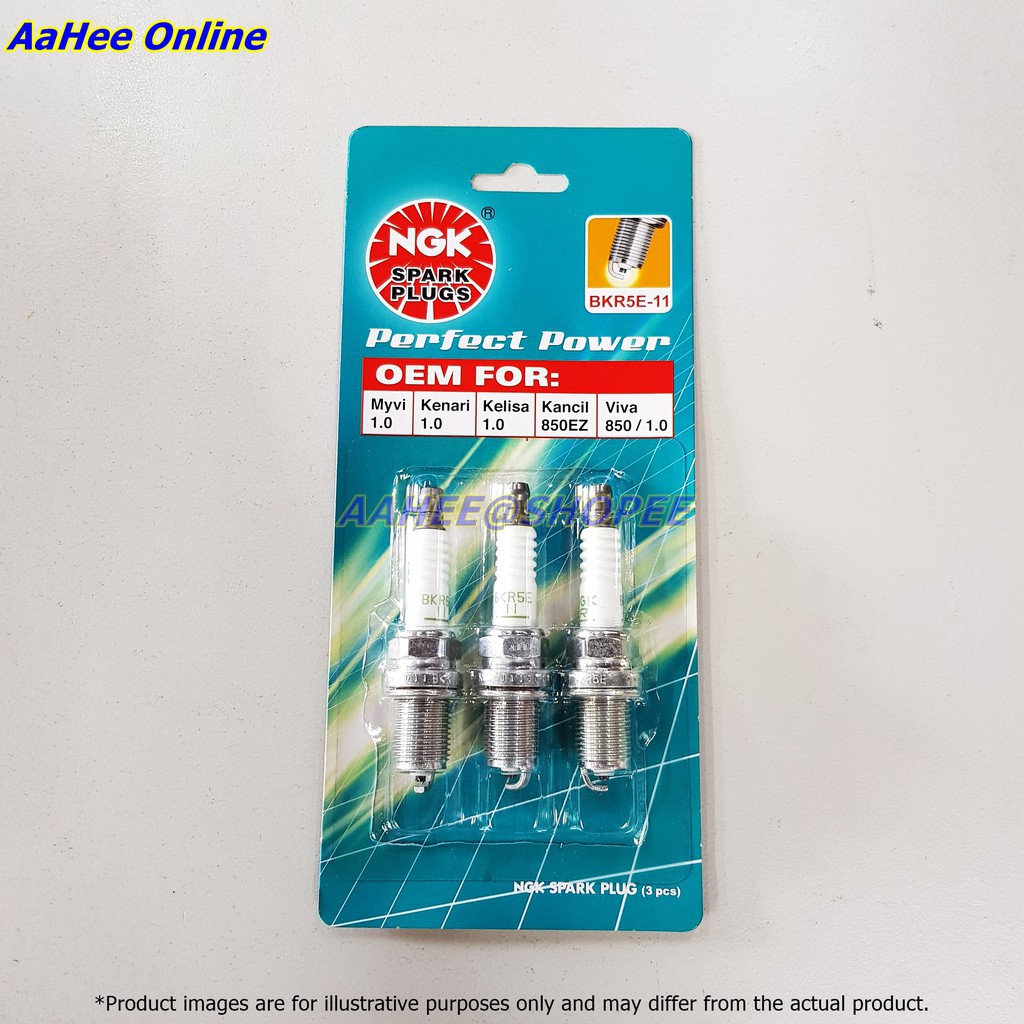 NGK BKR5E-11 Spark Plug - Perodua Kenari Kelisa Viva Myvi 1.0 Kancil ...
