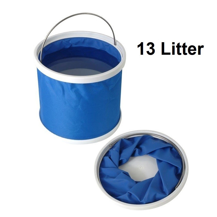TBS 13L Foldable Water Bucket Car Wash Water Pail Fishing Camping ...