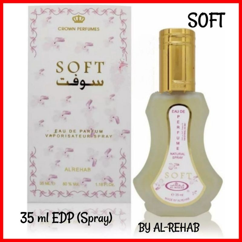 Perfume SOFT Eau de Parfum (EDP) - 35ml by Al-Rehab | Shopee Malaysia