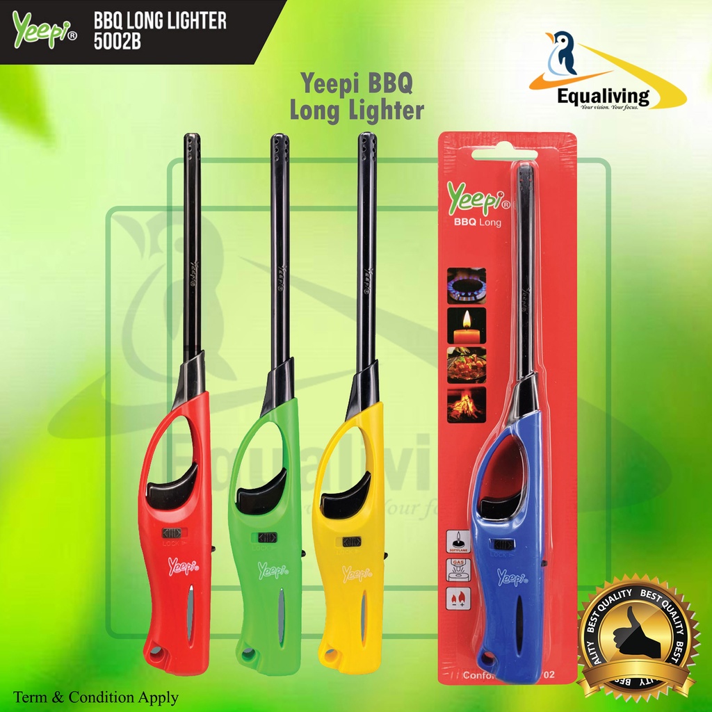 Yeepi BBQ Long Lighter 5002 Kitchen Lighter Refillable Gas Lighter ...