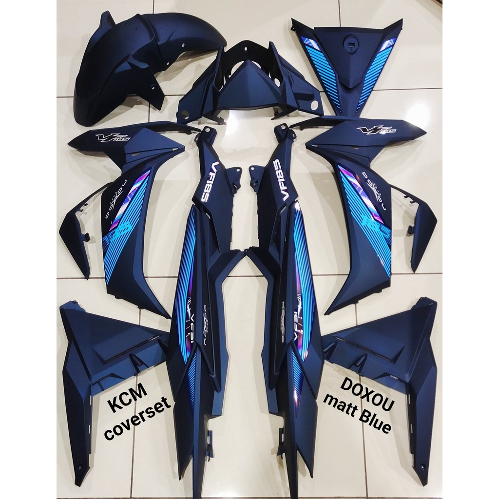 COVERSET SYM 185 VF3i DOXOU | Shopee Malaysia