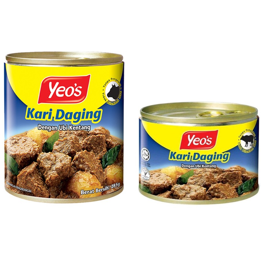 🐄[READY STOCK] YEO'S KARI DAGING DENGAN UBI KENTANG DALAM TIN🐄 | Shopee ...
