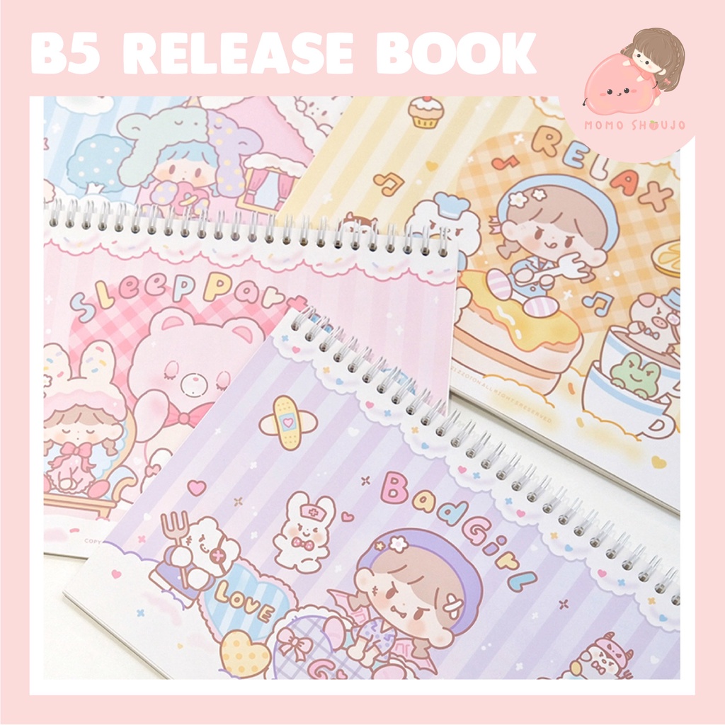 MOMO SHOUJO B5 MALINTO RELEASE PAPER STICKERS BOOK 卓大王离型纸本 | Shopee Malaysia