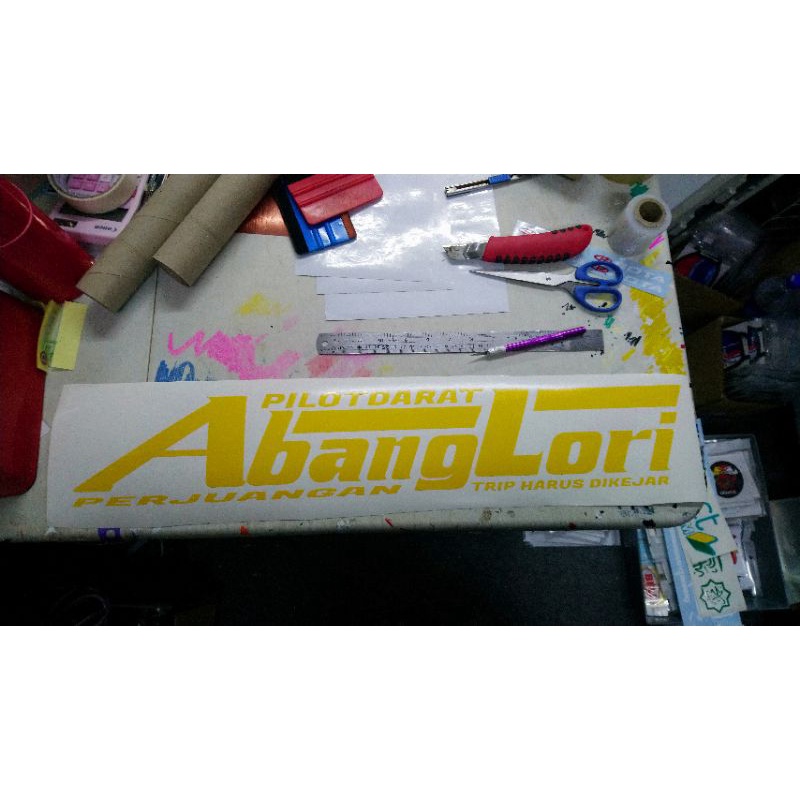 Sticker Pilot Darat Abang Lori. | Shopee Malaysia