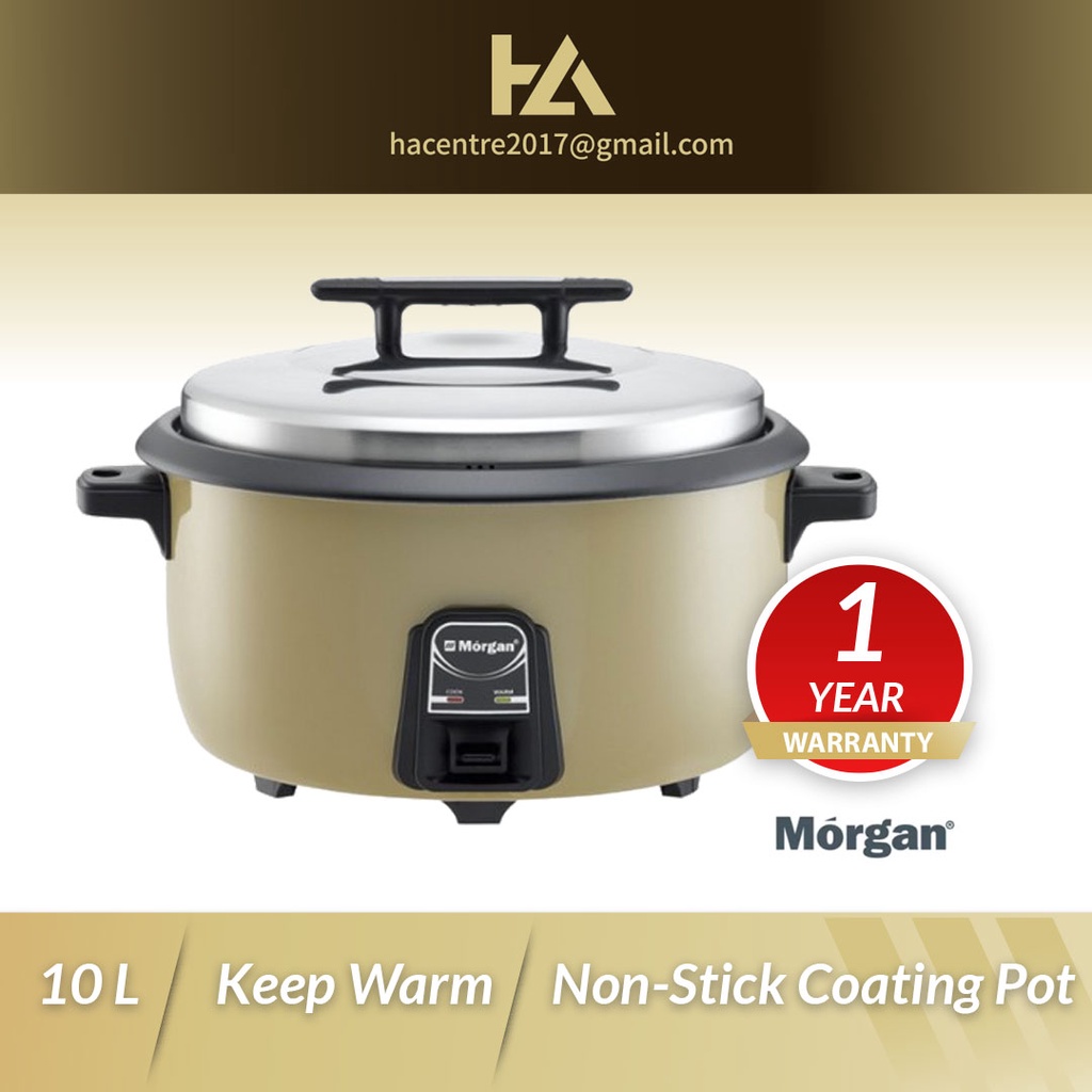 Morgan 10L Commercial Rice Cooker (with Non-Stick Coating Inner Pot ...
