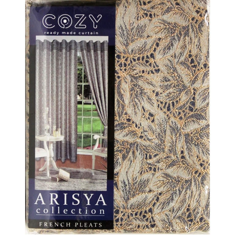 Arisya Curtain 2 Panel Sliding Door WX20052SDA (96'' x 90") Raya ...