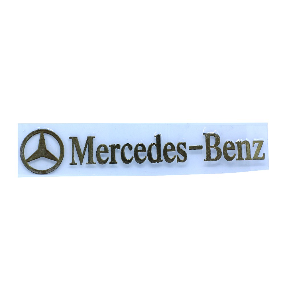 Premium Mercedes Benz Decals ( Gold ) | Shopee Malaysia