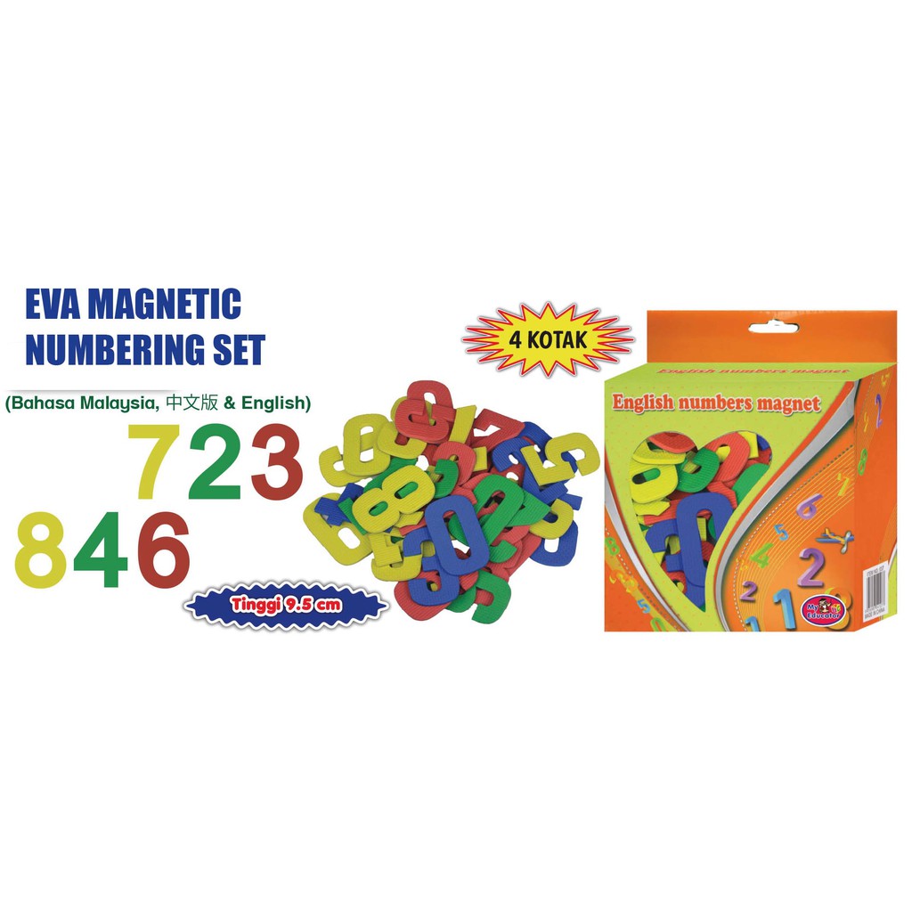 EVA Magnetic Numbering Set | Shopee Malaysia