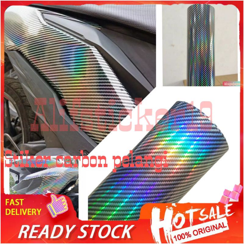 Kevlar Carbon Stickers Rainbow Holographic Stickers Rainbow Carbon ...