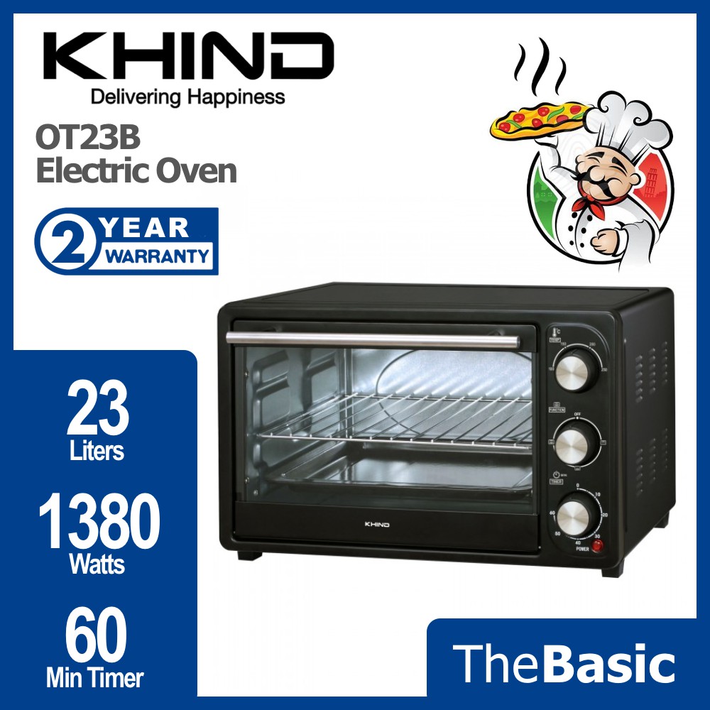KHIND/CORNELL 23L/20L 1380w Electric Oven Ketuhar Elektrik ( OT23B ...