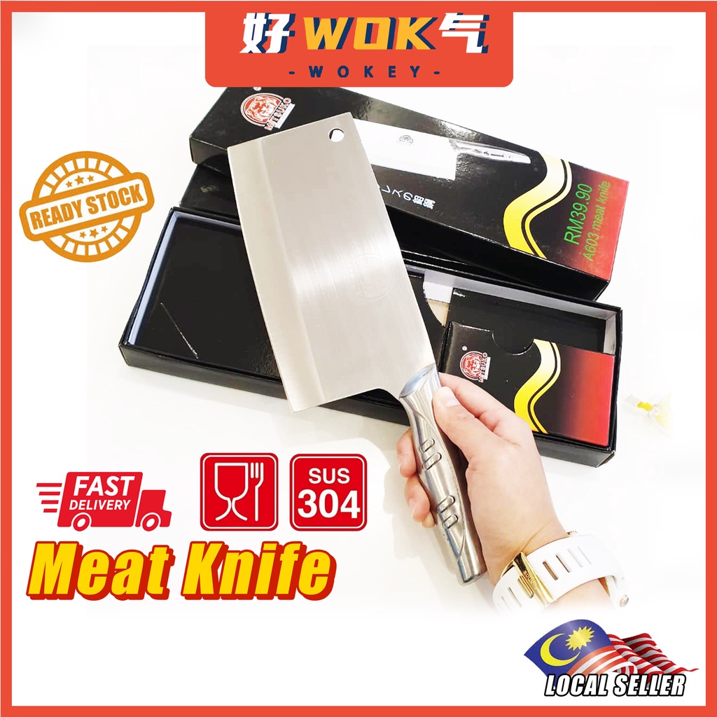 Pisau Tulang Heavy Duty Butcher Knife Cleaver Knife Chopper Stainless ...