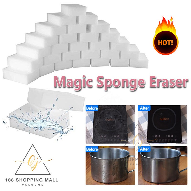 Melamine Sponge Magic Sponge Eraser Kitchen Melamine Sponge Cleaner ...