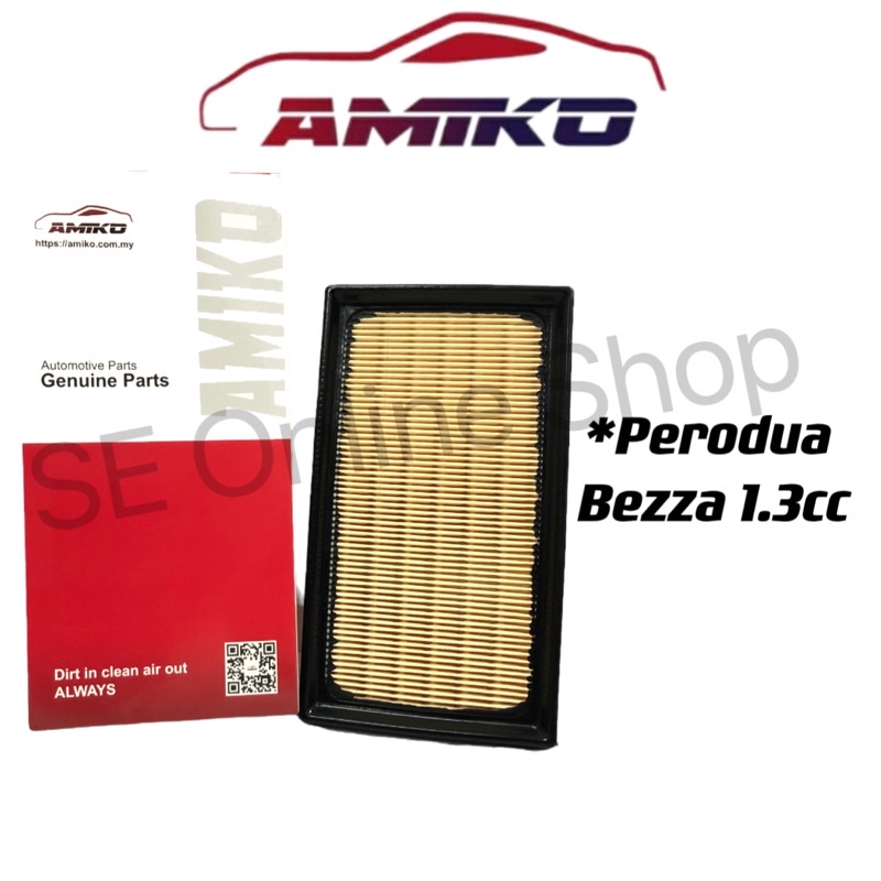 AMIKO Air Filter Bezza 1.3cc Engine Air Filter Replacement Air Cleaner ...
