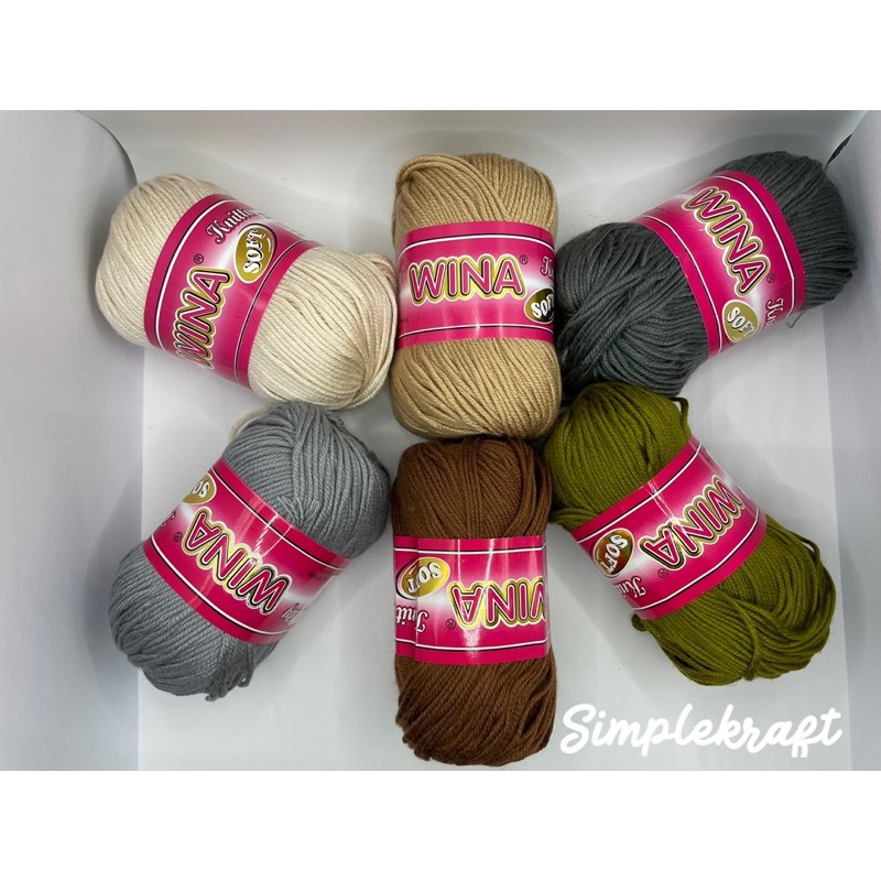 Wina Soft High Quality Knitting and Crochet Yarn (READY STOCK )🔥🔥 ...