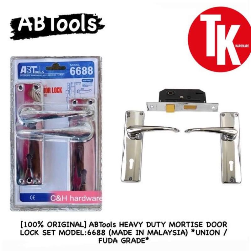 [100% original] ABTools Heavy Duty Mortise Door Lock set | Shopee Malaysia