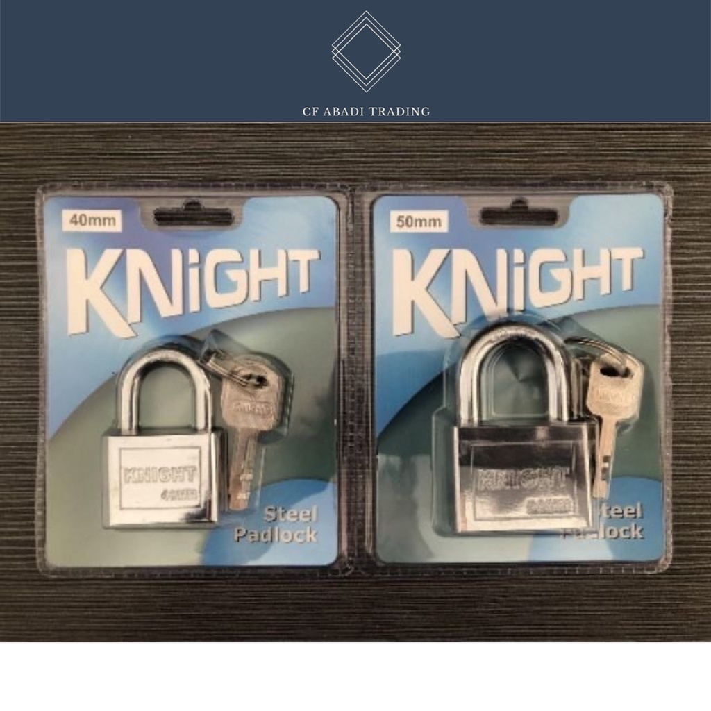 [KNIGHT] High Quality Anti-Cut Security Padlock (40/50 mm) | Shopee ...