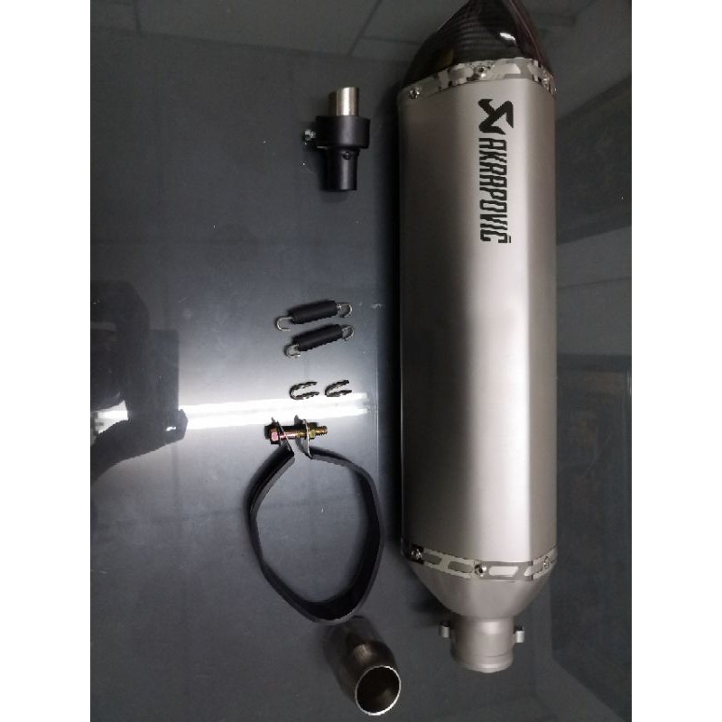akrapovic panjang grade A exhaust ekzos universal | Shopee Malaysia