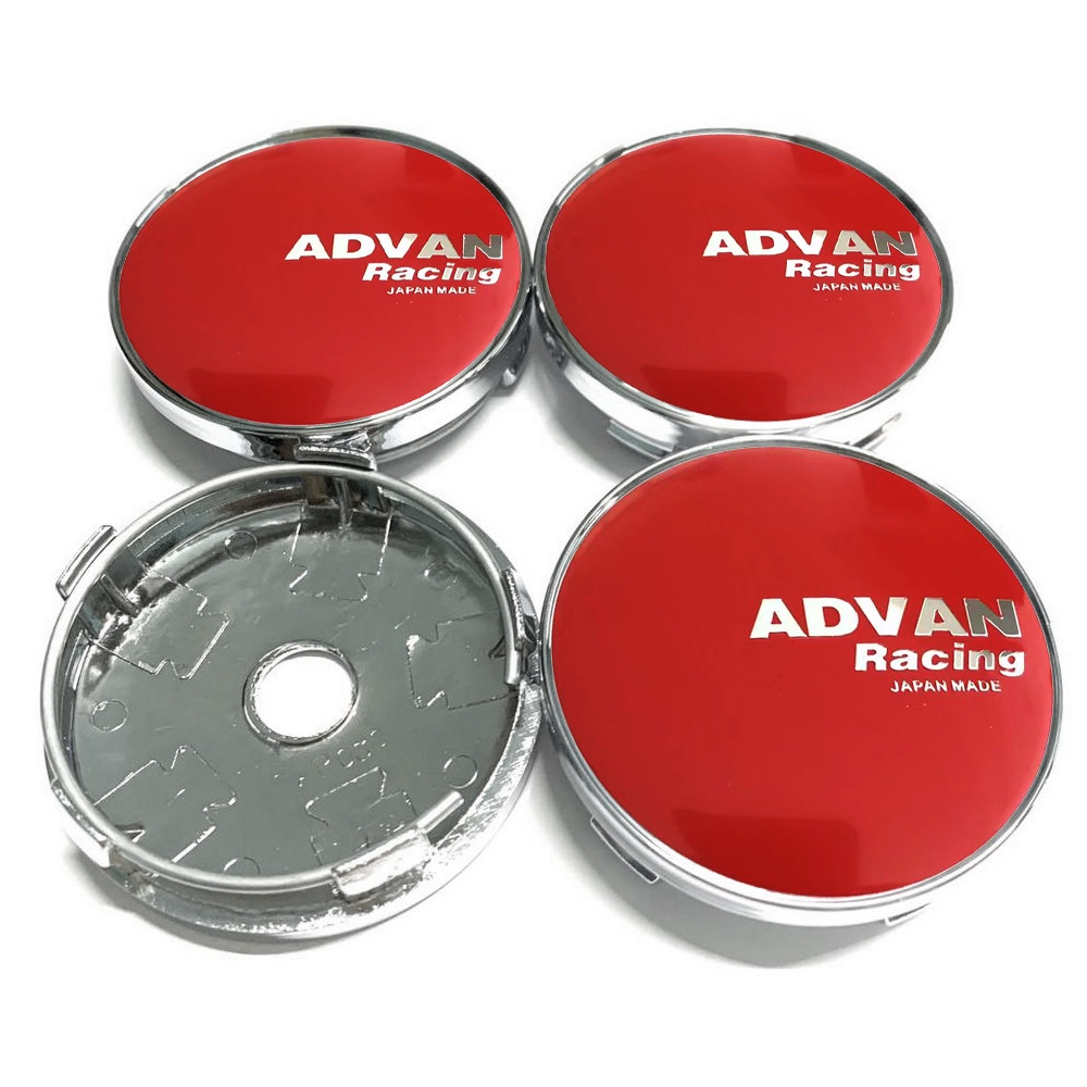 4pc 60mm ADVAN Racing Car Modified Center Cover Rim Hub Cap Center Cap ...