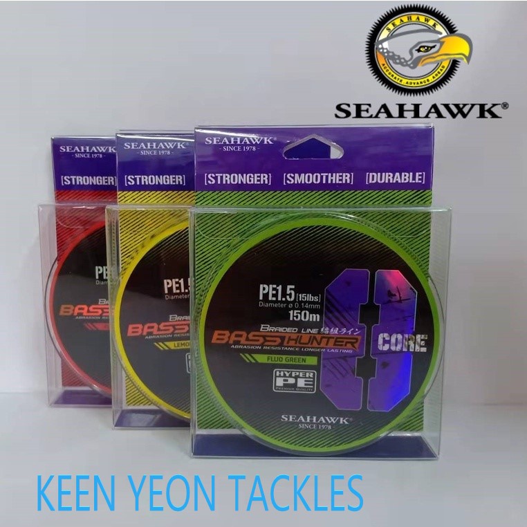 SEAHAWK BASS HUNTER X8 BRAIDED LINE (100m/150m) | Shopee Malaysia