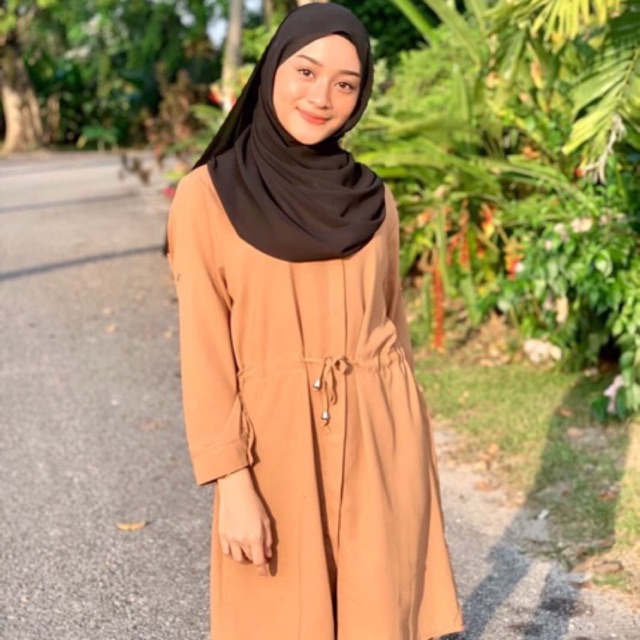IMAN LONG TOP -MUSLIMAH ATTIRE | Shopee Malaysia