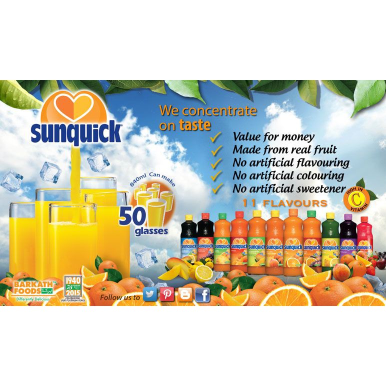 HARGA KILANG! SUNQUICK JUMBO CONCENTRATED CORDIAL ALL FLAVORS KORDIAL ...