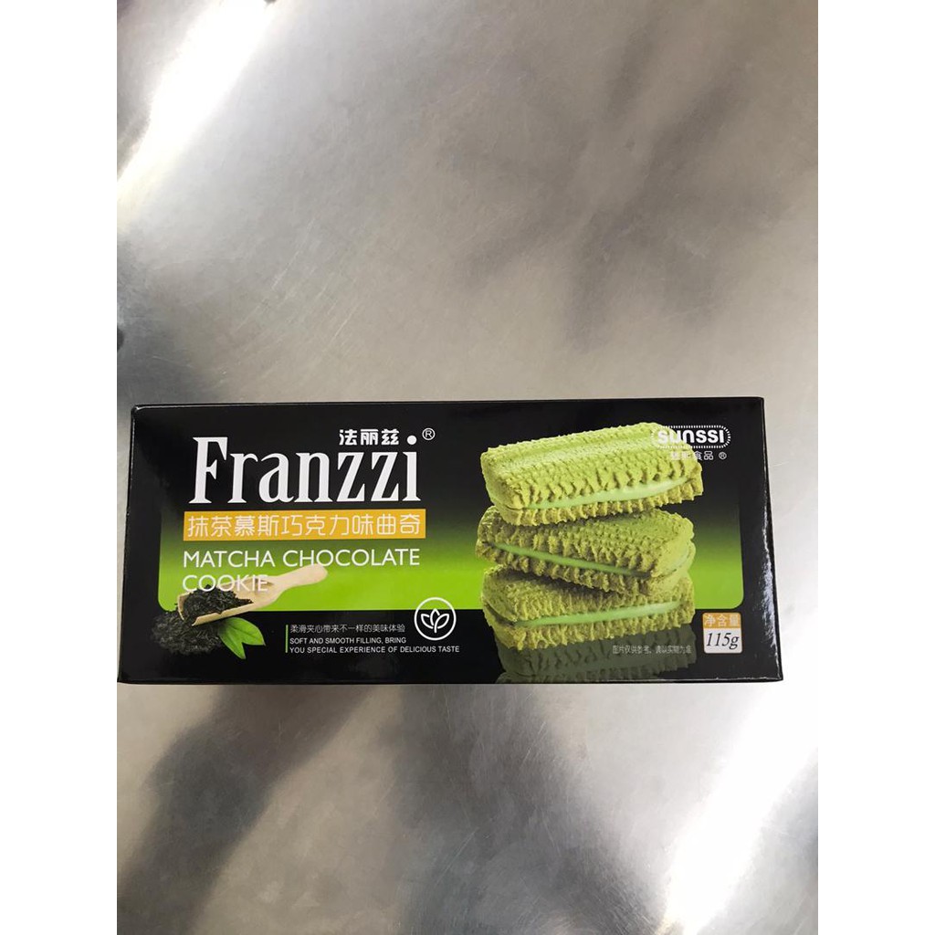 Franzzi Chocolate Cookies 115g / Matcha, Vanilla Lemon, Dark Choco ...
