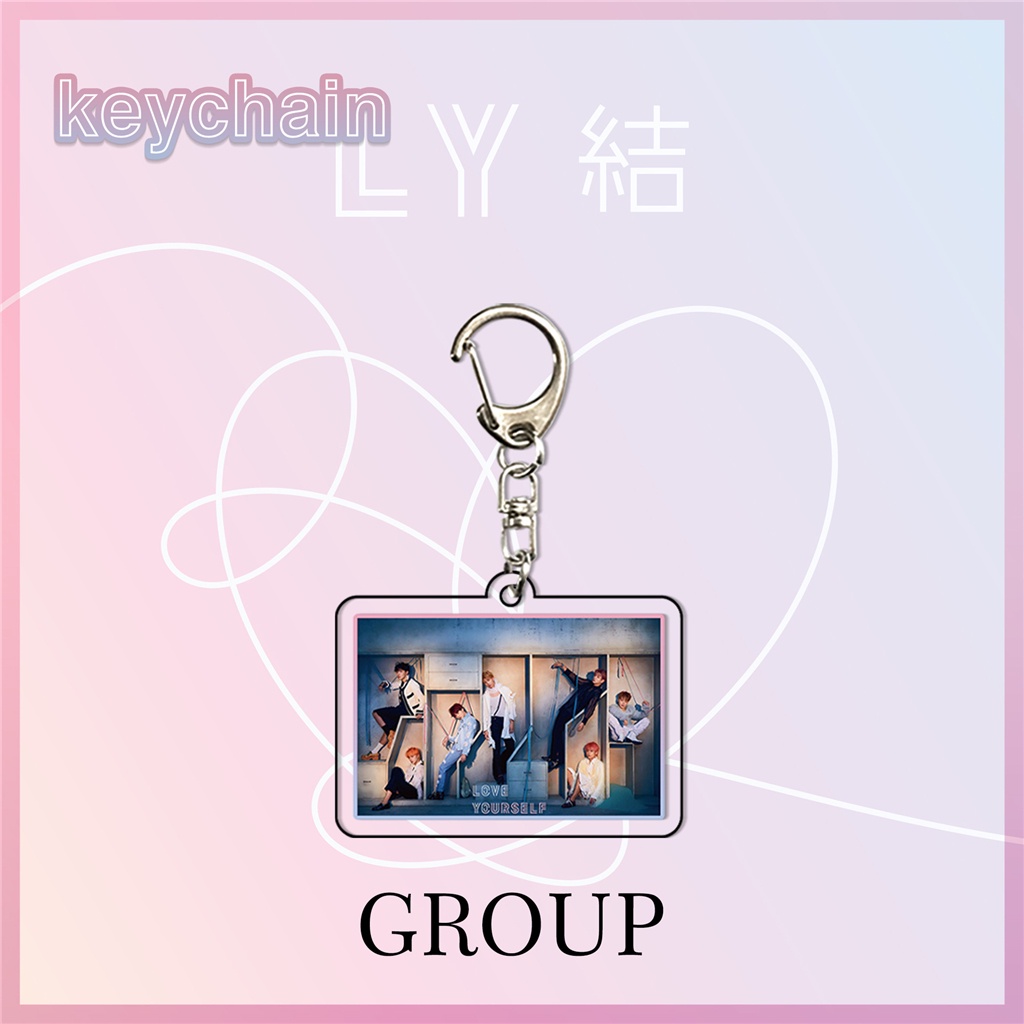 Keychain Love yourself Cute V JUNGKOOK JIMIN JIN SUGA RM JHOPE JK KPOP ...