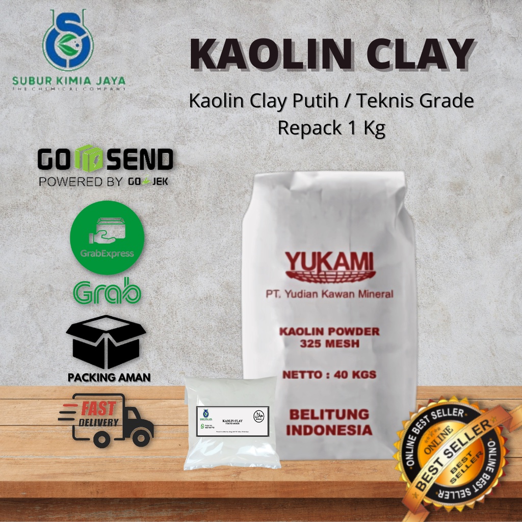 Kaolin Technical Clay 1 KG | Shopee Malaysia