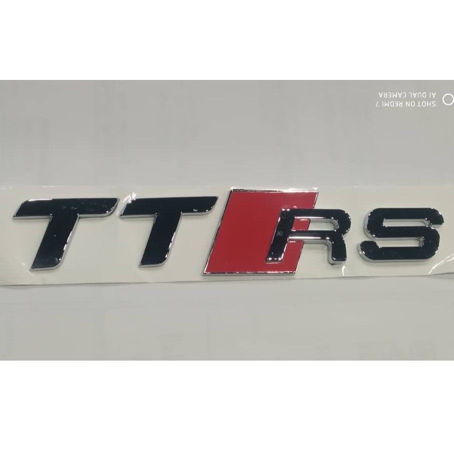AUDI TTRS Emblem Logo | AUDI Emblem Logo | TTRS Emblem Logo | Shopee ...