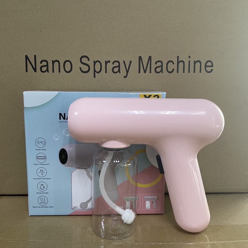 READY STOCK!! Mini Blue Ray Nano Disinfectant Spray Handheld Wireless ...