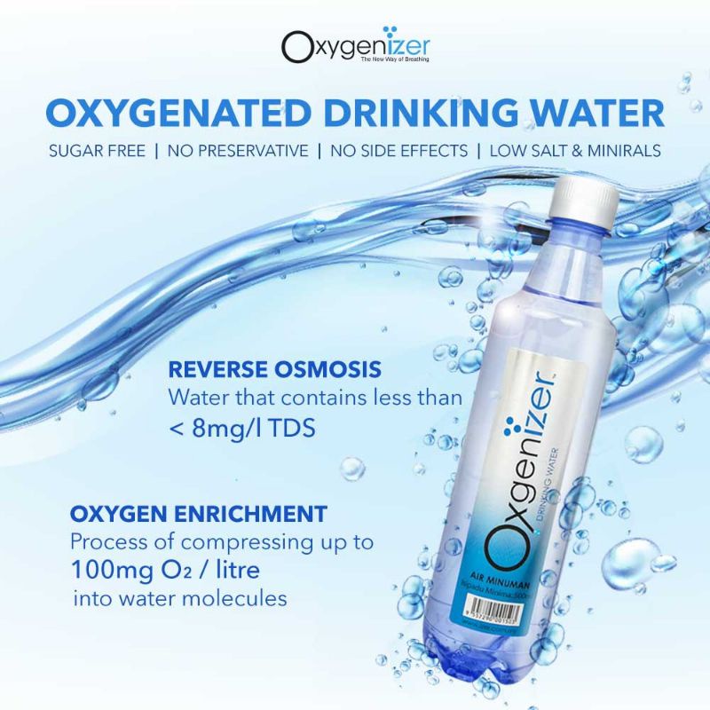 LOCAL 🏅 OXYGENIZER💧OXYGENATED DRINKING WATER (IZER) OXYGEN - 1 CTN (350ML / 500ML) | Shopee Malaysia