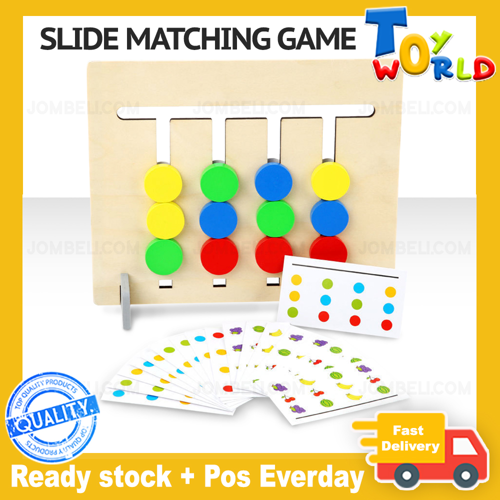 **Toy_World SLIDE MATCHING GAME / Four-color Fruit Logic Game Double ...