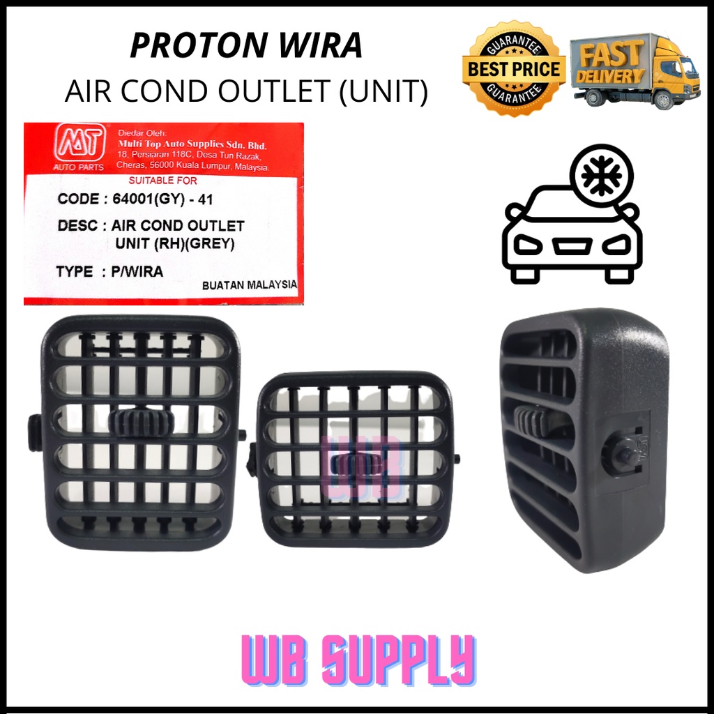 PROTON WIRA SATRIA PUTRA Air Cond Outlet Unit (OEM) AIRCOND VENT DAUN ...