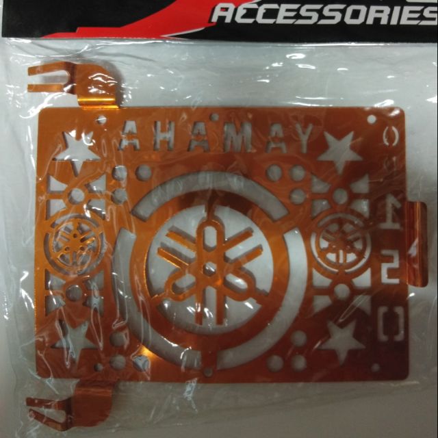 YAMAHA Y15/LC150 RADIATOR COVER COLOUR BLUE ORANGE SILVER GOLD BLACK ...