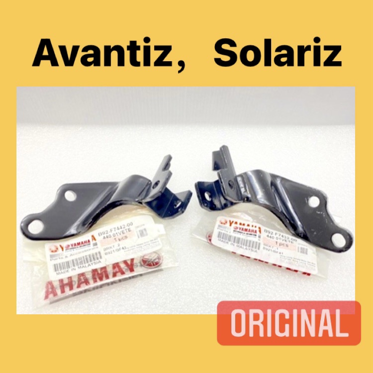 YAMAHA EGO AVANTIZ SOLARIZ SOLARIS REAR FOOTREST BRACKET ORIGINAL FOOT ...