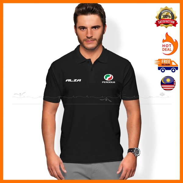 Perodua Alza Logo Embroidery Polo T Perodua Alza Logo Embroidery Polo T ...