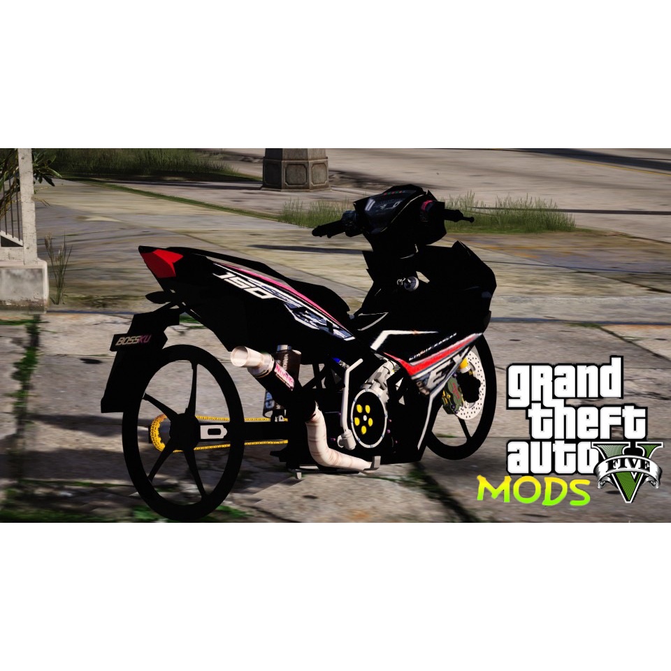 GTA V Mod Yamaha Y15 V2 Black Red (ADD ON/FIVEM Ready/PC ONLY) | Shopee ...