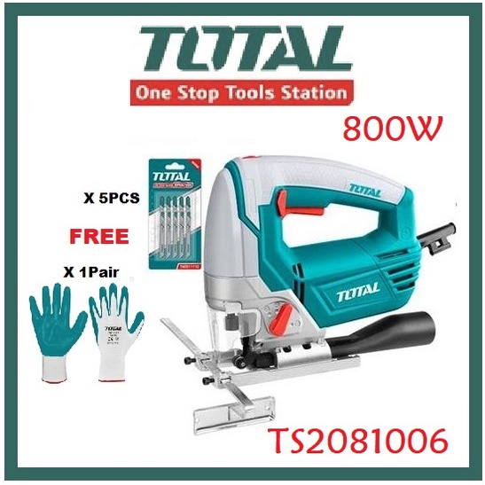 TOTAL 800W /400W Jig Saw ( TS2081006/ TS2045565 ) Jigsaw FREE Total ...