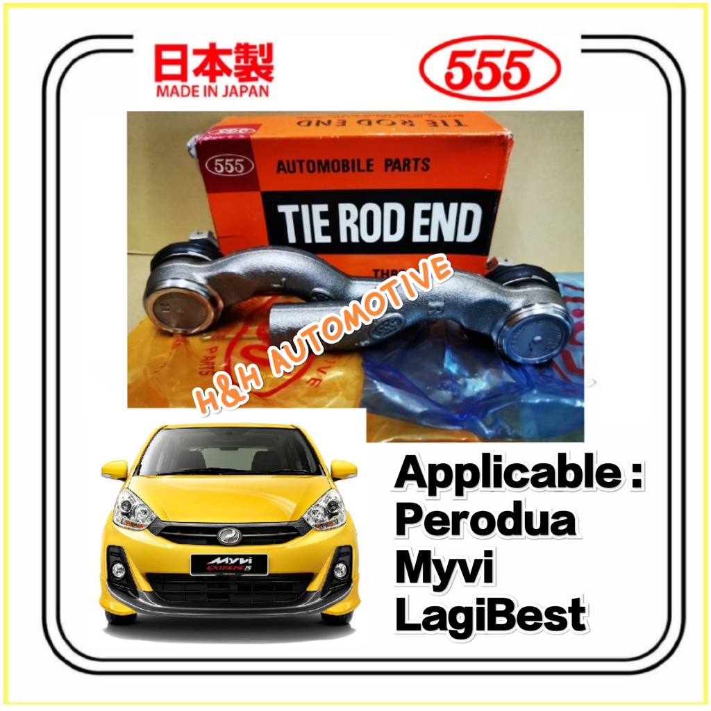 555 Japan Tie Rod End Set for Perodua Myvi Lagi Best D54T | Shopee Malaysia