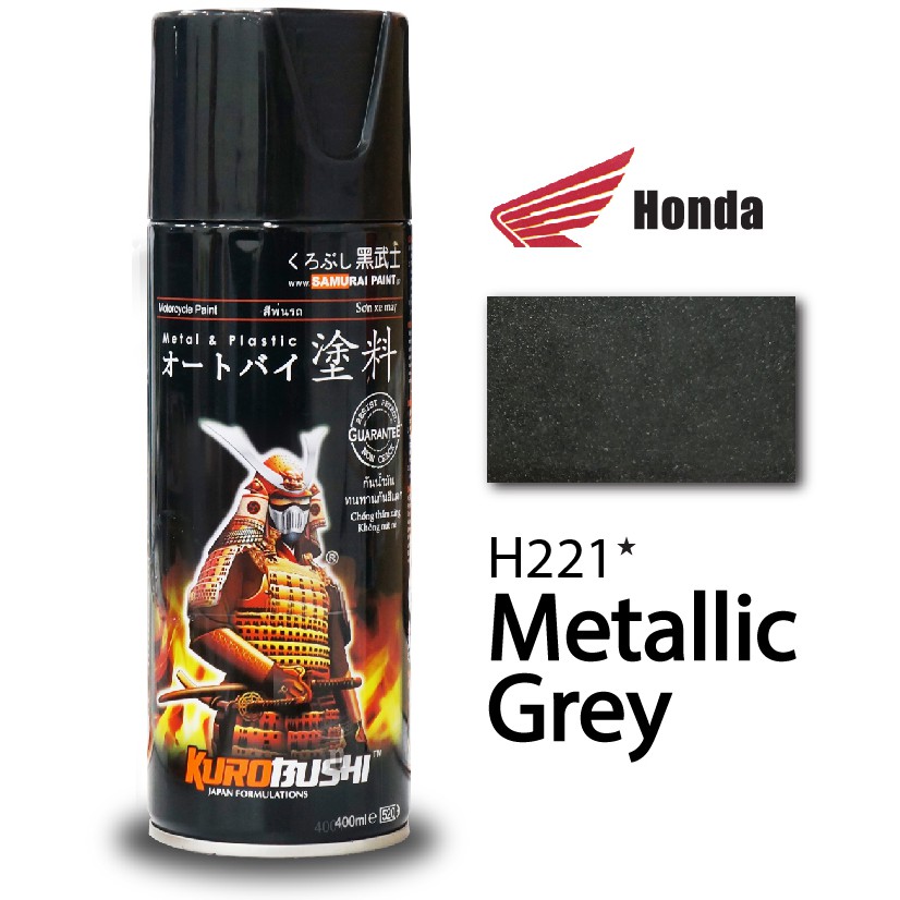 Samurai Honda Motor Spray Paint (Metallic Grey) H221 | Shopee Malaysia
