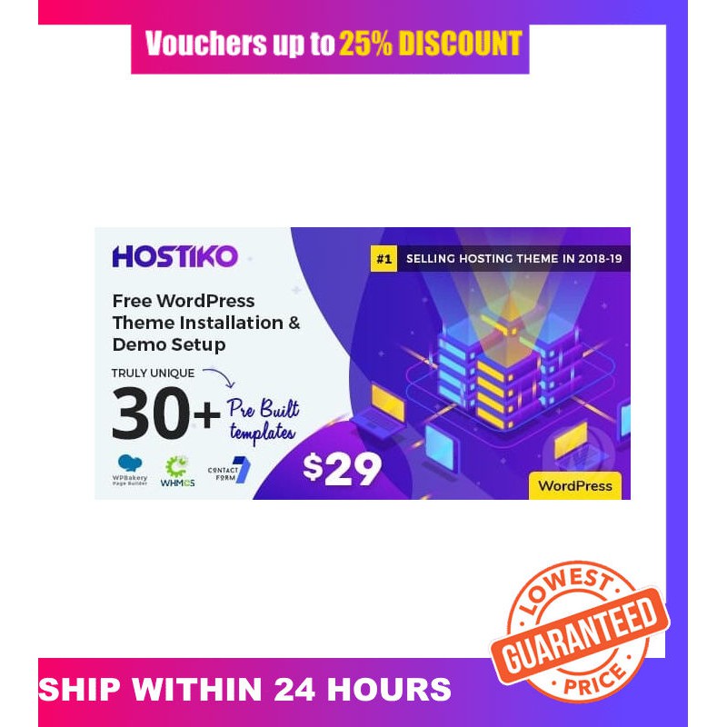 Hostiko - Wordpress Whmcs Hosting Theme | Shopee Malaysia