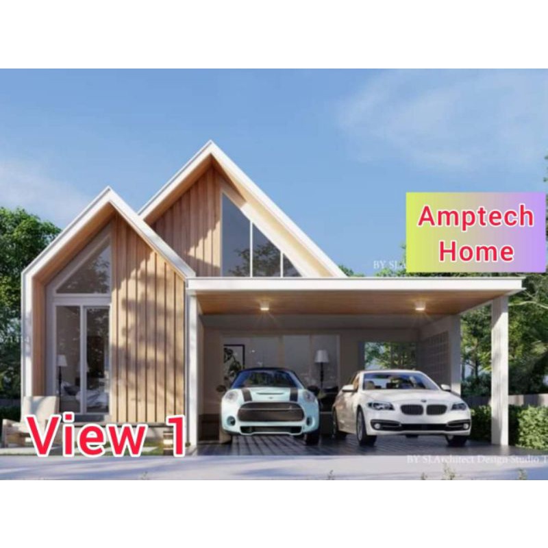 PELAN RUMAH 2 BILIK (LANTAI 28'x44') 1232KPS ((BACA DESCRIPTION ...