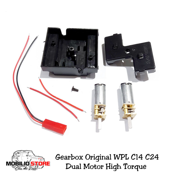 Gearbox Transmission Box Upgrade Original RC WPL C14 C24 Dual Motor ...