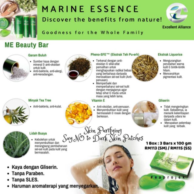 Sabun hijau Marine Essence 💯 original & new | Shopee Malaysia