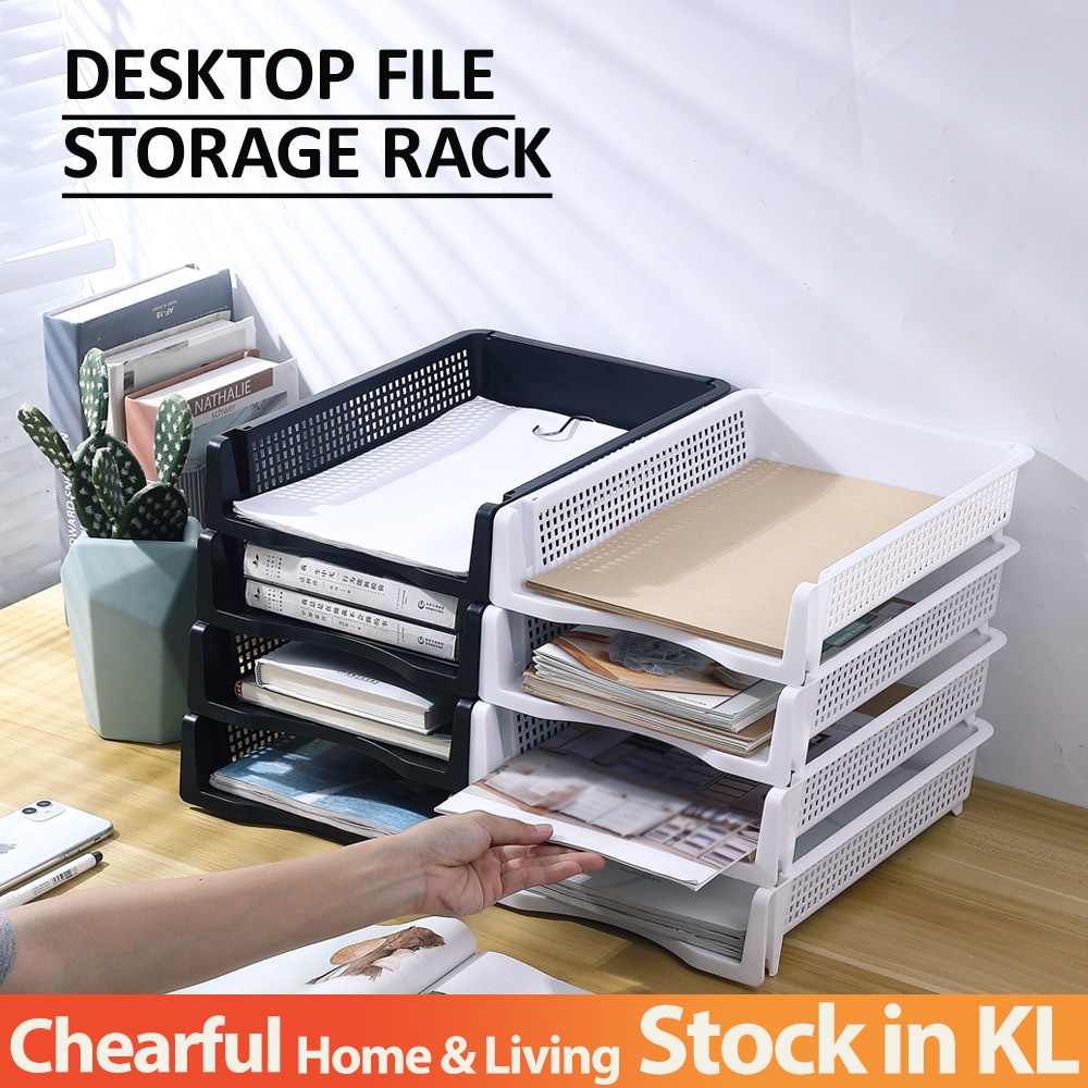 File Document Letter Paper Tray Sorter Collection File Desk Organizer ...