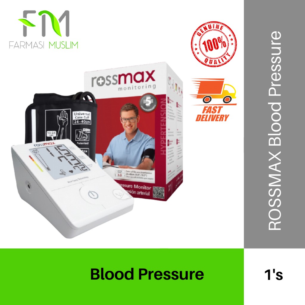 BLOOD PRESURE ROSSMAX MONITORING X1 ( ALAT PEMERIKSAAN TEKANAN DARAH ...